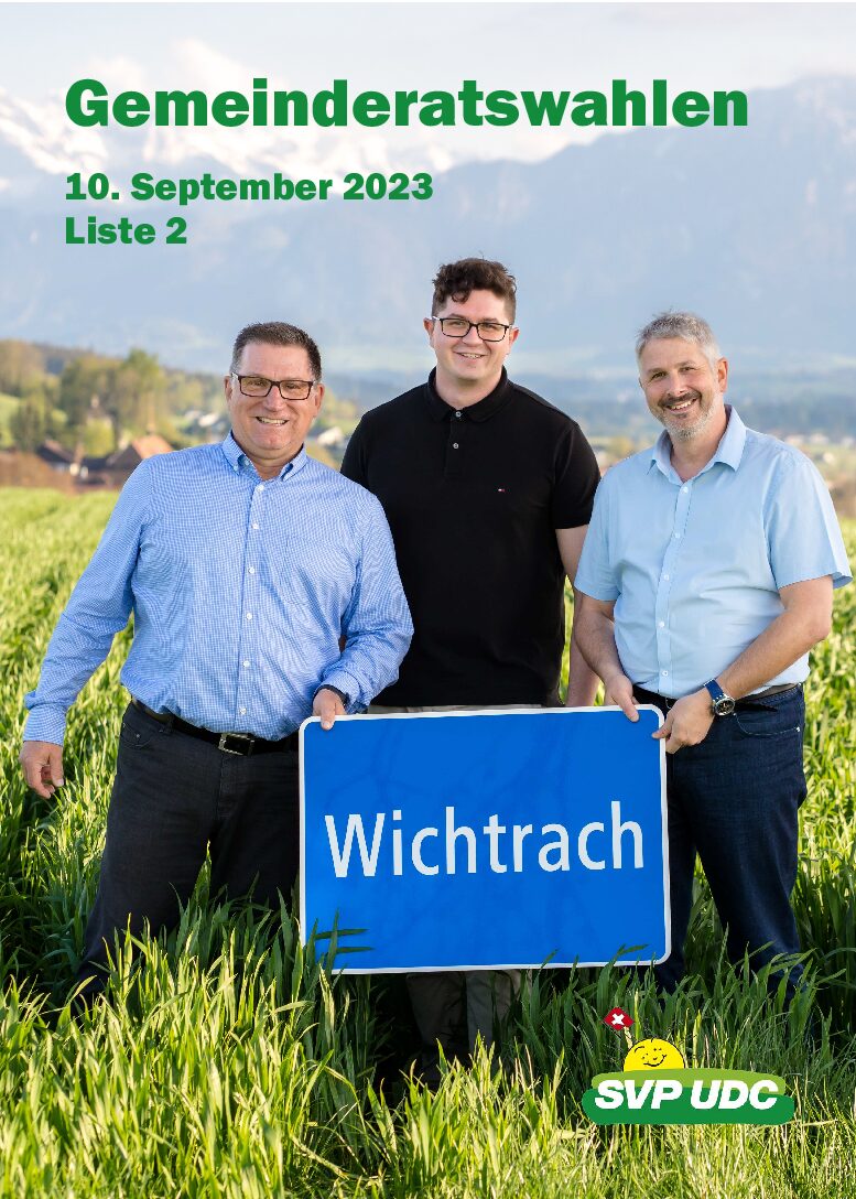 SVP Wichtrach - Unsere Kandidaten für den Gemeinderat